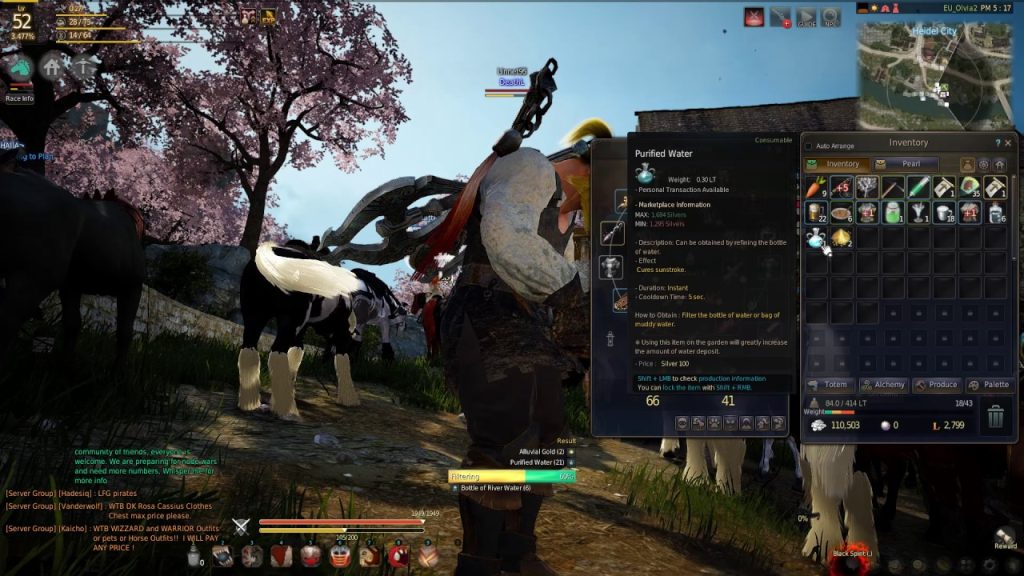 How to Make Purified Water in Black Desert Online - Hunting Note